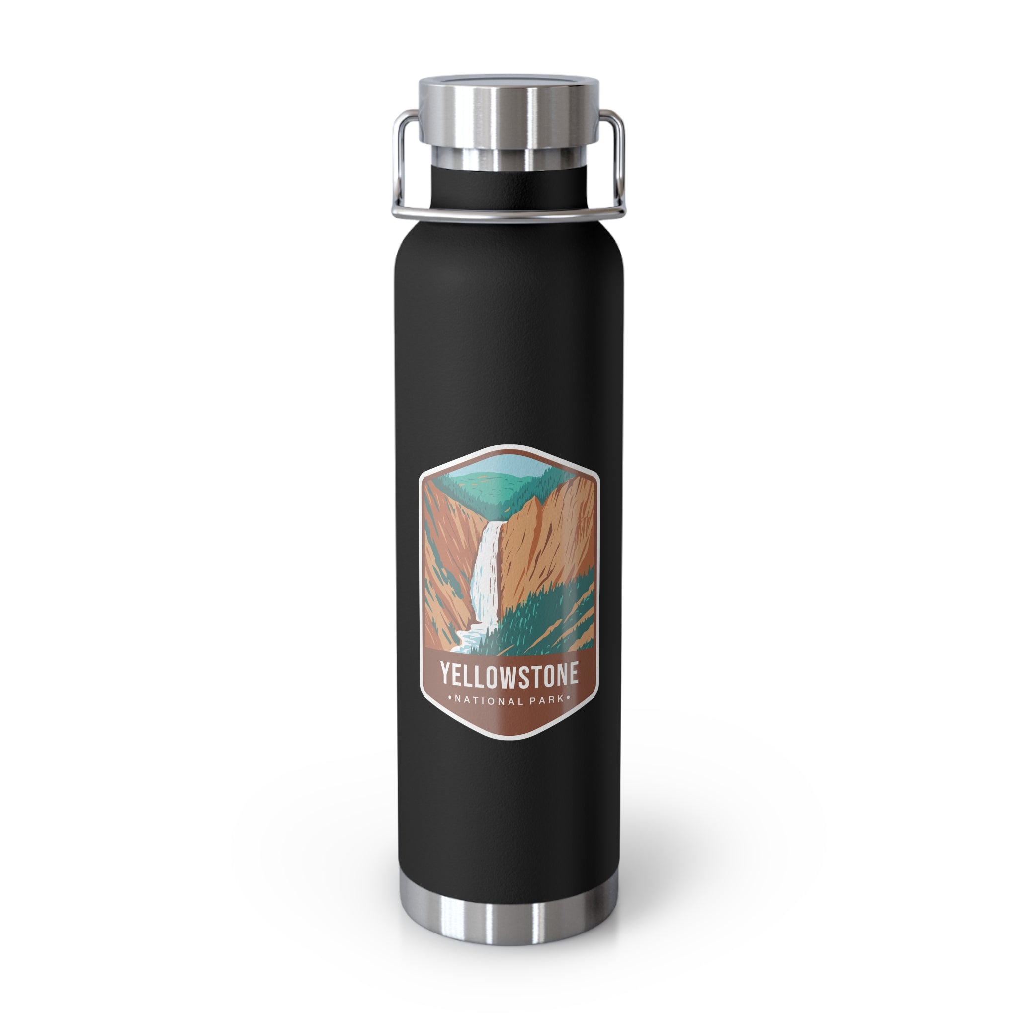 Stainless Steel Souvenir Bottle - Yellowstone National Park – Poppy and Oak