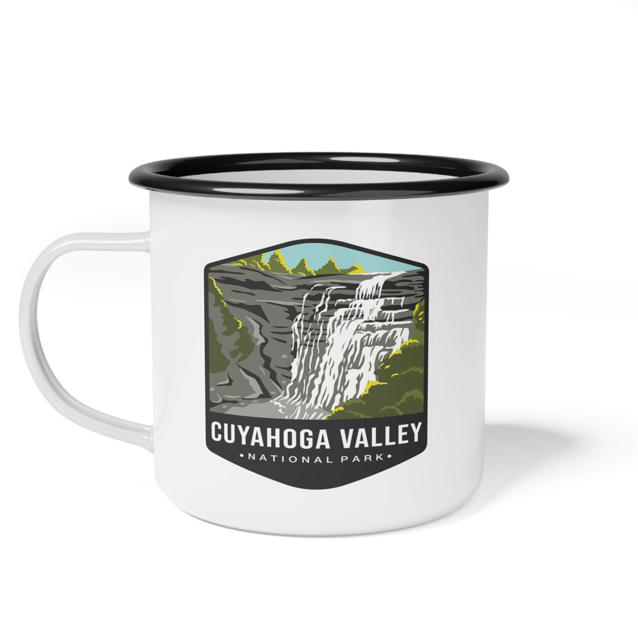 Cuyahoga National Park Enamel Camp Cup – Poppy and Oak